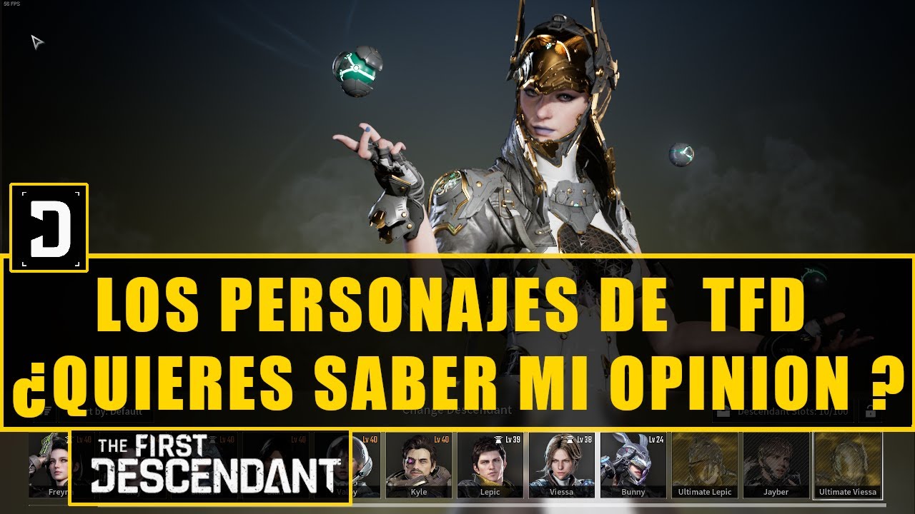 Los Personajes de TFD ¿QUIERES SABER MI OPINION ? The First Descendant ...