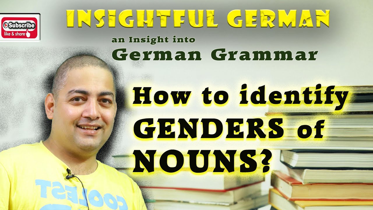 How to identify Genders of German Nouns| Learn German | Level A1-B2 ...