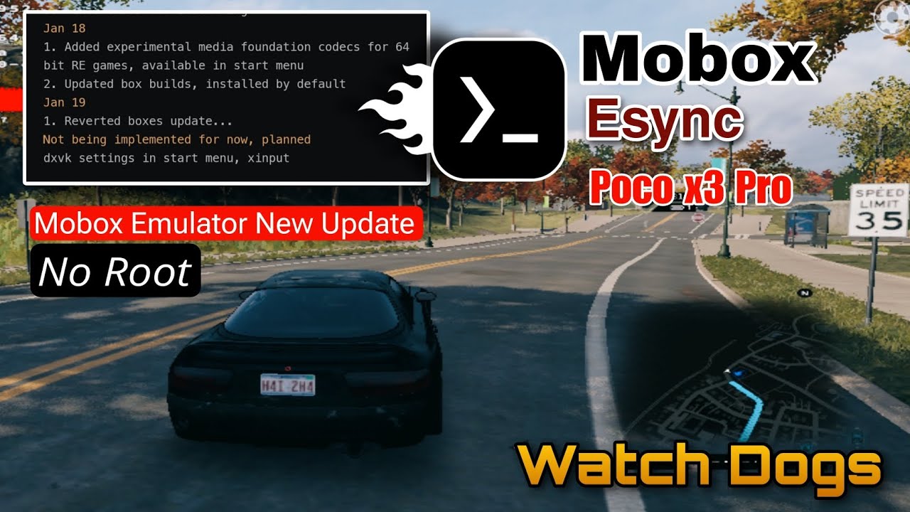 Mobox Emulator New Update | Watch Dogs | Esync Native | 17-25 Fps - YouTube