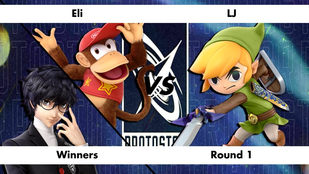 Protostar #25 Winner's Round 1: Eli (Diddy Kong, Joker) vs LJ (Toon ...