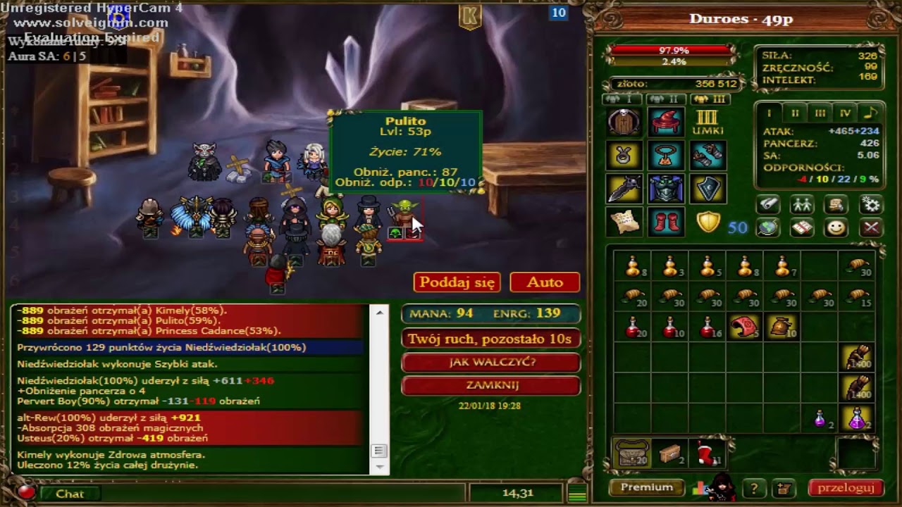 Margonem - Obrona Gobbosa [Hutena] #1 - YouTube