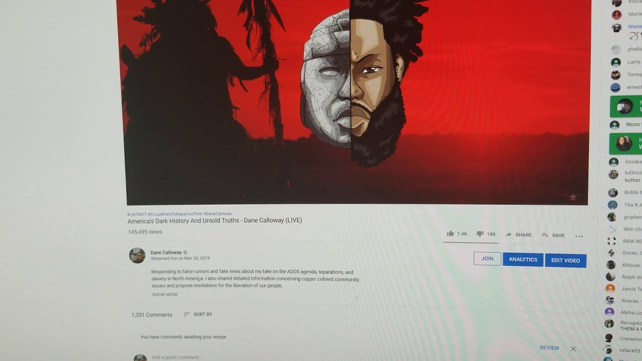 Dane Calloway Reacts To His Livestream & Encourages Everyone To Do ...