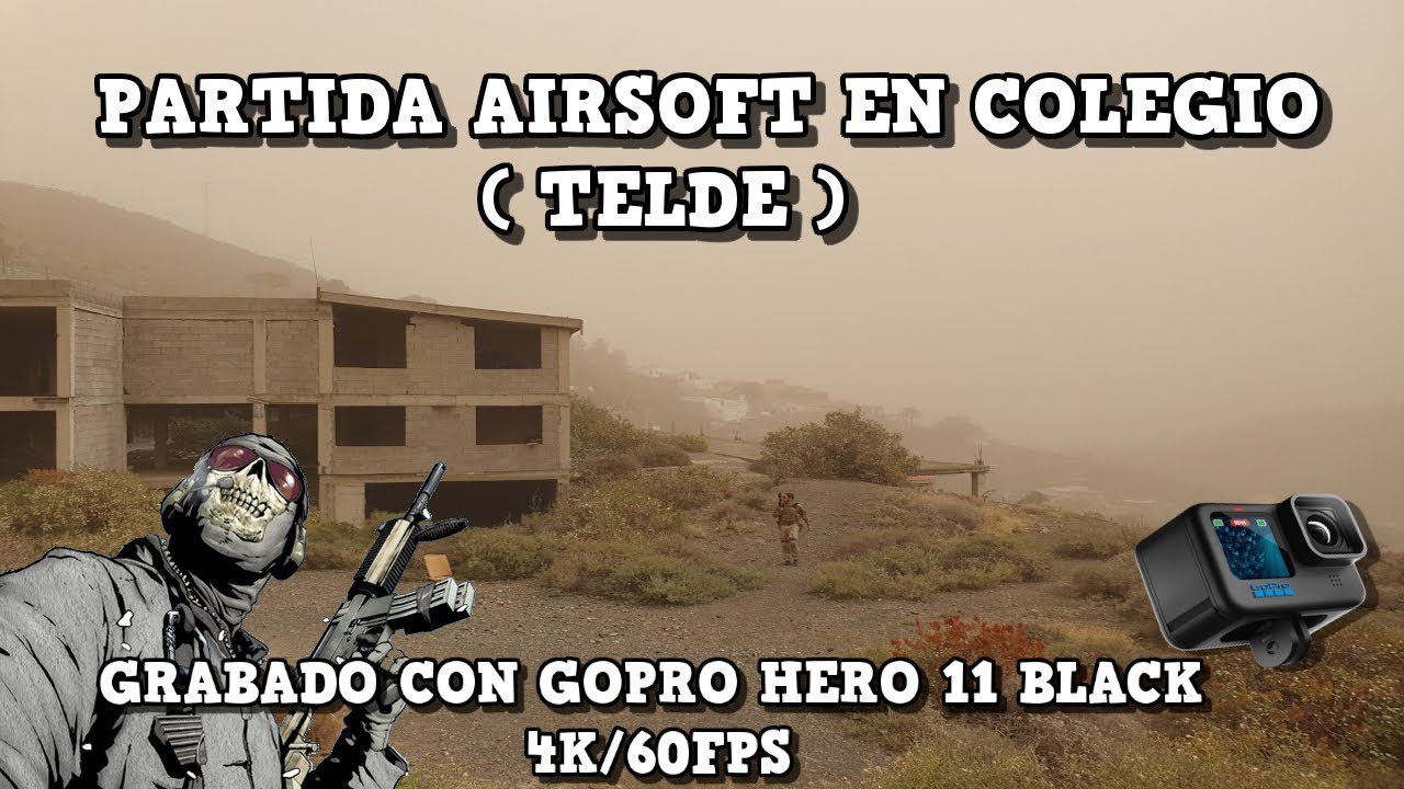 Partida AirSoft Con M4 Saigo Defense / Grabada Con GoPro Hero 11 a 4K ...