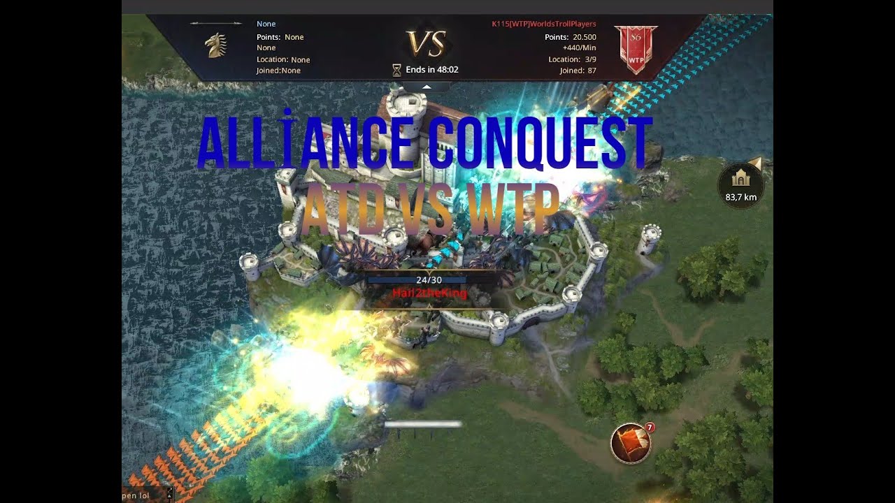 Alliance Conquest ATD vs WTP - YouTube