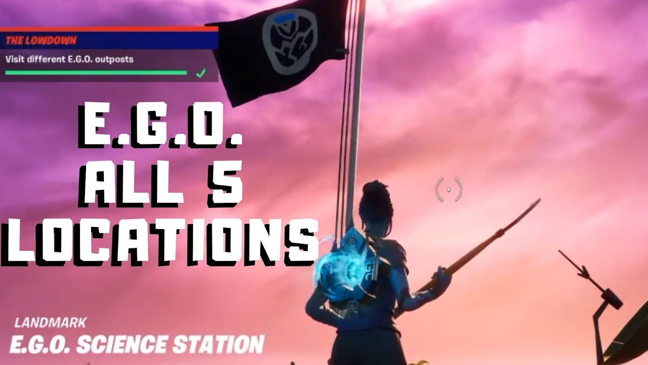 ALL 5 E.G.O. Outpost Locations - YouTube