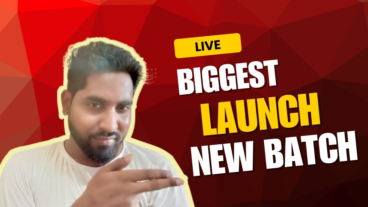 Biggest Launch New Batch #newbatch - YouTube