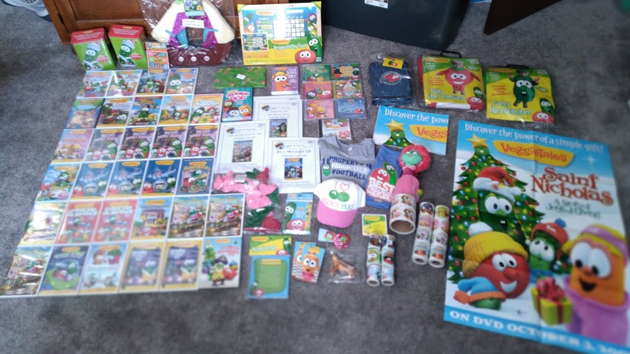 VeggieTales Update #108 🍅🤩🥒 Everything I ordered from VeggieTales.com ...