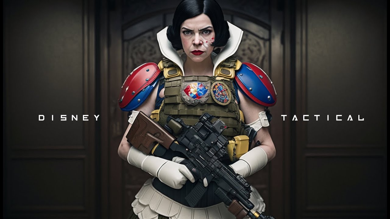 Disney Princesses in tactical armor #midjourney #disney #aiart - YouTube