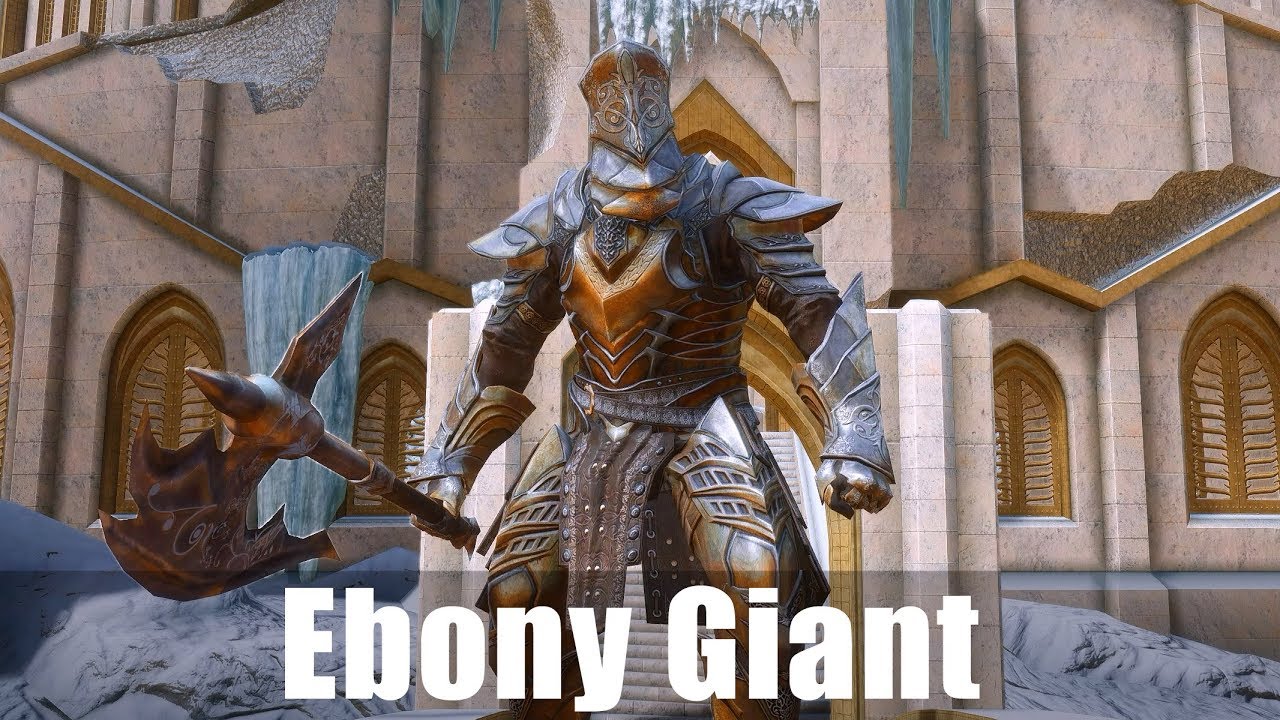 Skyrim Boss Showcase: Ebony Giant - YouTube