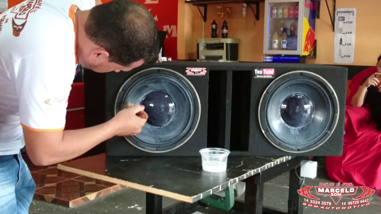 Como deixar seu auto-falante woofer com cara de novo - YouTube