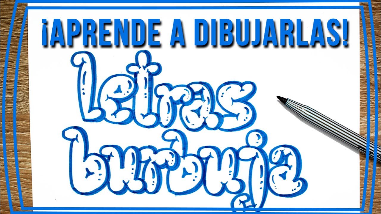 🧼 Cómo Dibujar Letras BURBUJA en minúsculas - Aprende a CREARLAS - YouTube