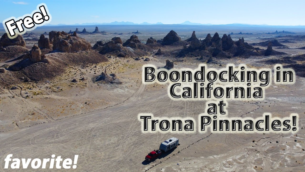 130 - Amazing Free Camping at Trona Pinnacles - YouTube