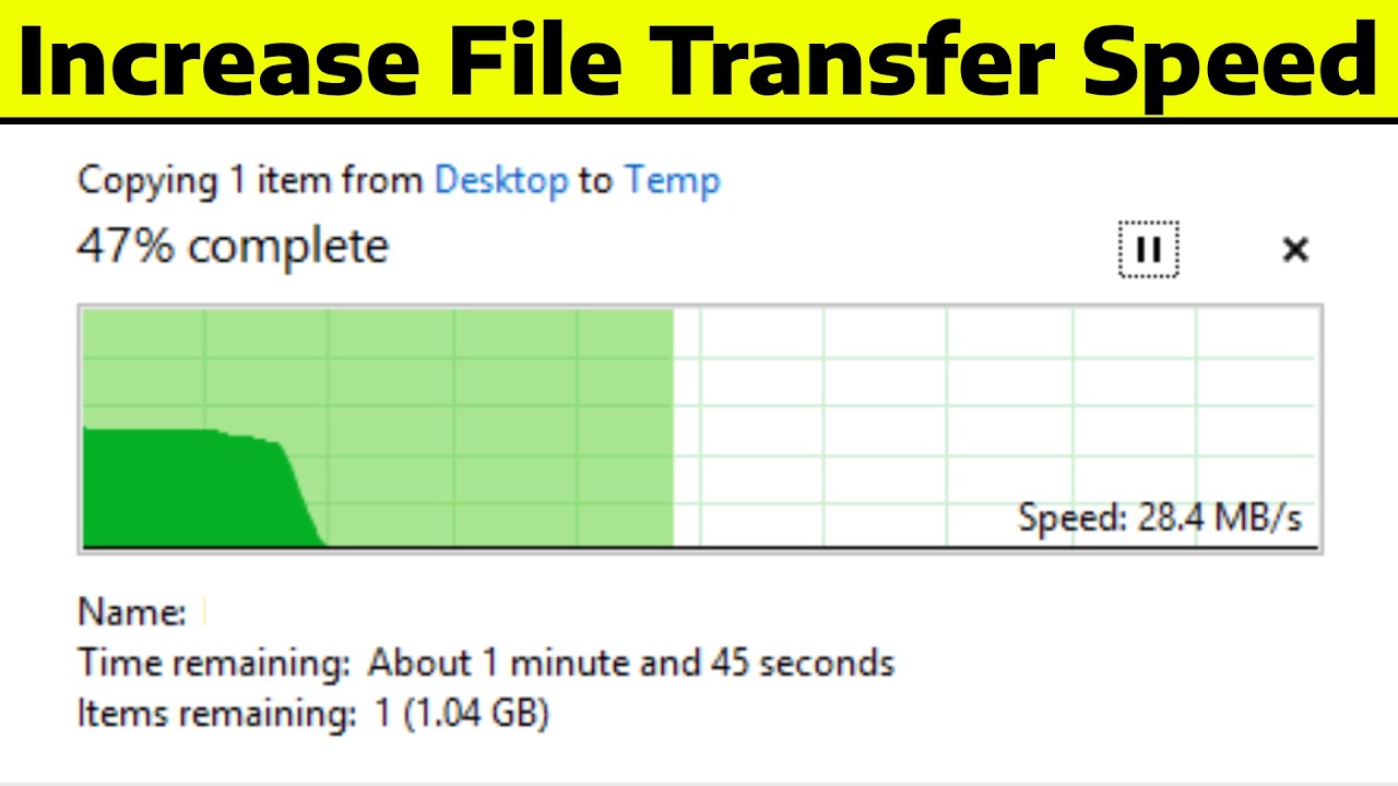 How To Fix Copying Too Slow in Windows (Increase File Transfer Speed ...