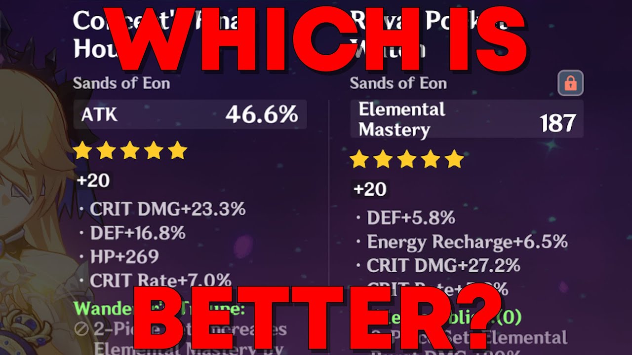Is EM Sands Better Than ATK Sands On Fischl Now? - YouTube
