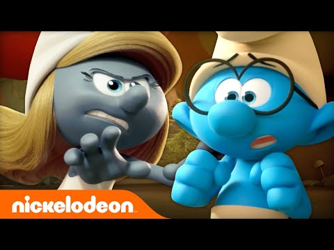The Smurfs Travel To Another UNIVERSE?! 👽 | Nicktoons