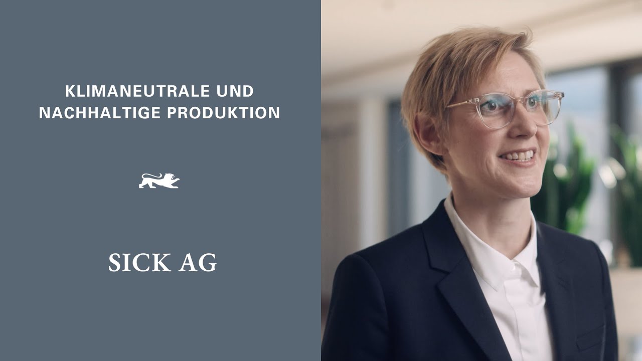 SICK AG – Klimaneutrale & Nachhaltige Produktion - YouTube
