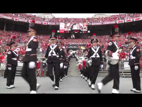 Ohio State football | Marching band ramp entrance - YouTube