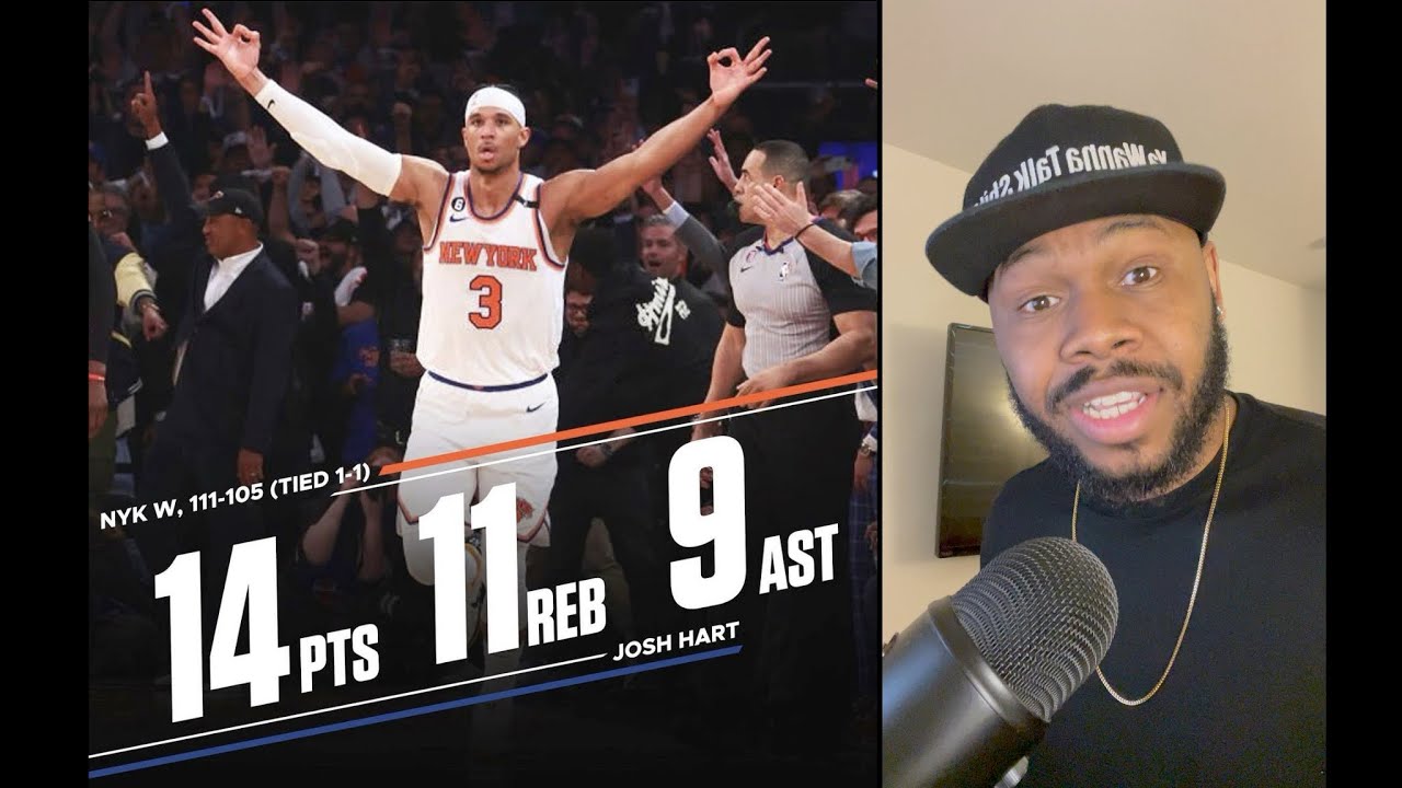 The New York Knicks won Game 2 against the Miami Heat BECAUSE of Josh ...