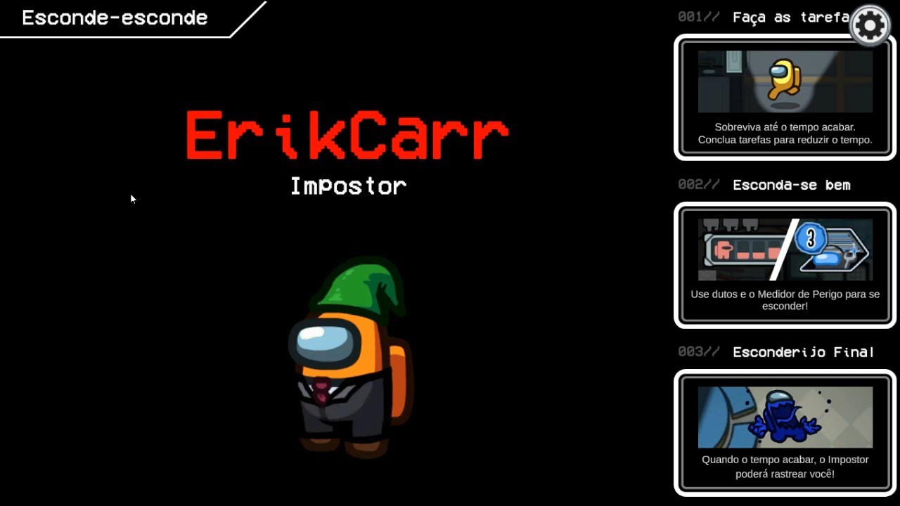 JOGUEI COM O ERIK CARR O NOVO MODO DO AMONG US!!! - YouTube