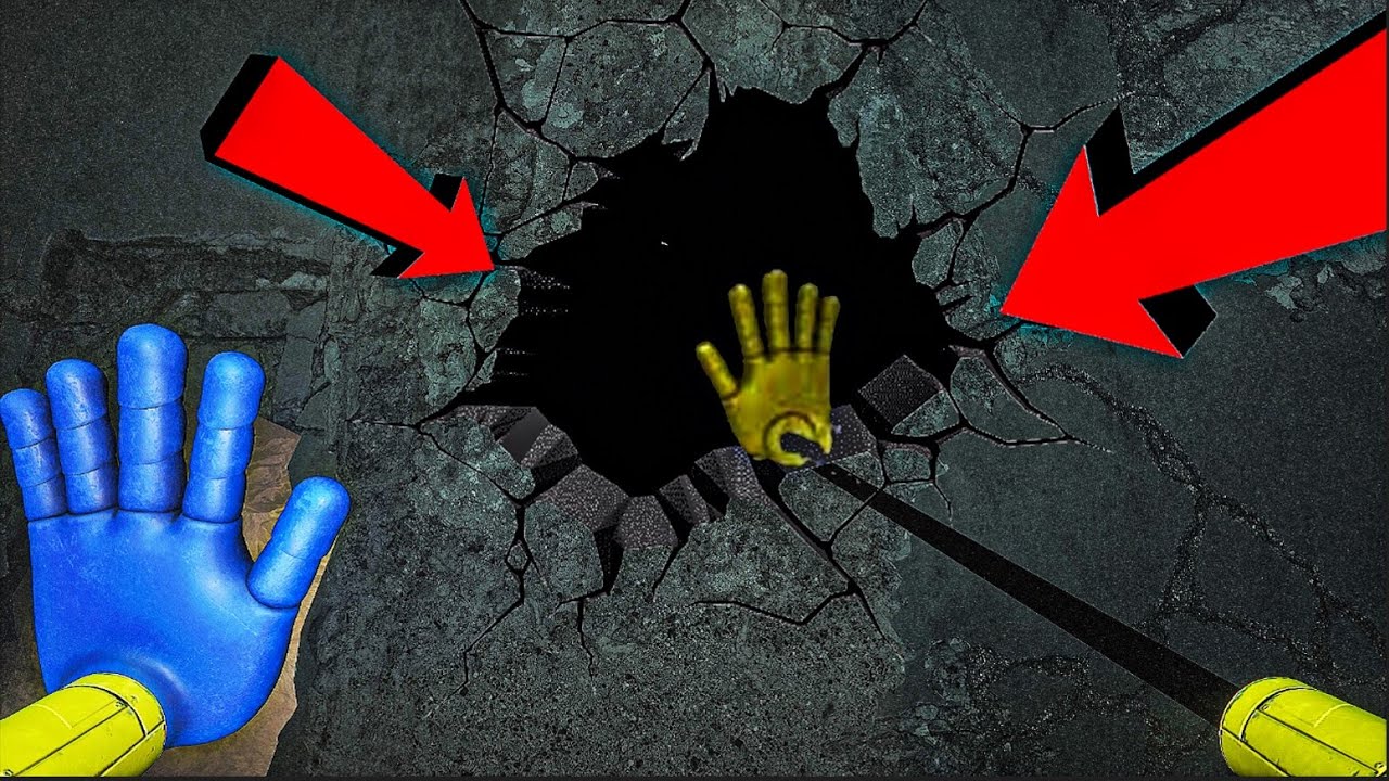 Yellow Hand is DESTROYING the WALLS Poppy Playtime Chapter 2 - YouTube
