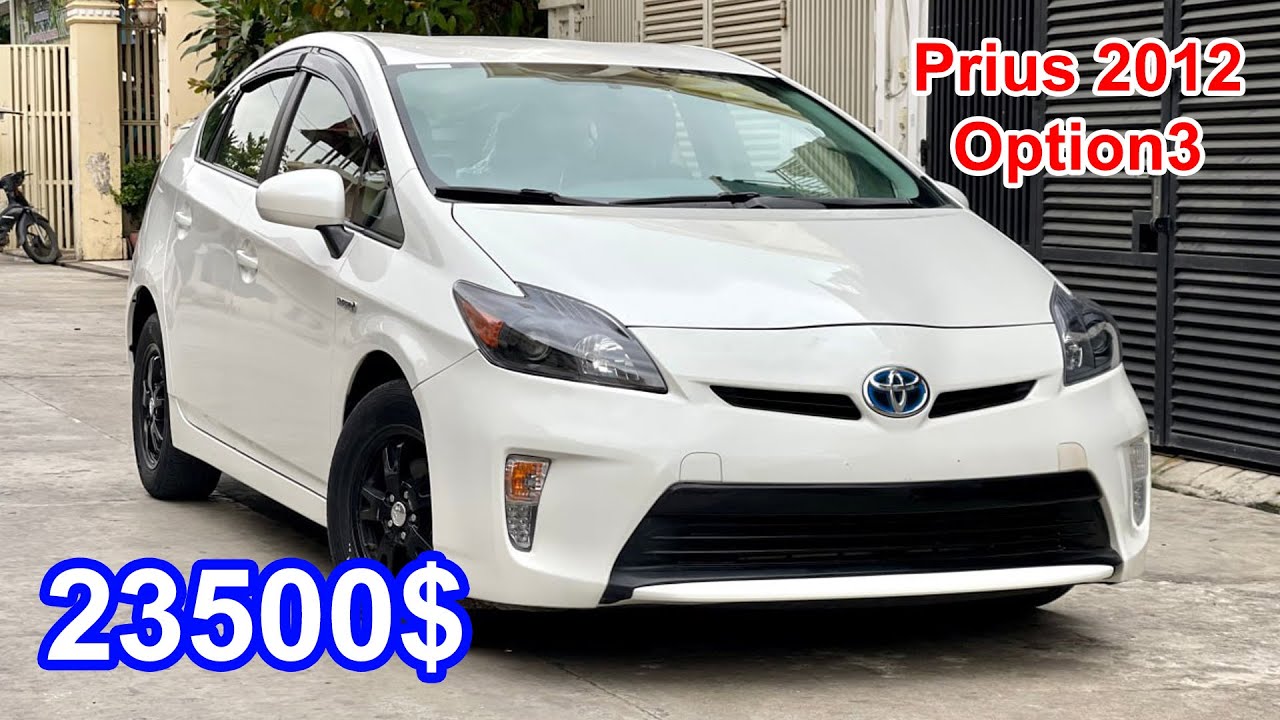🚘 TOYOTA Prius 2012 Option3🚘 តម្លៃឡានរៀបចំហើយ 23500$ - YouTube