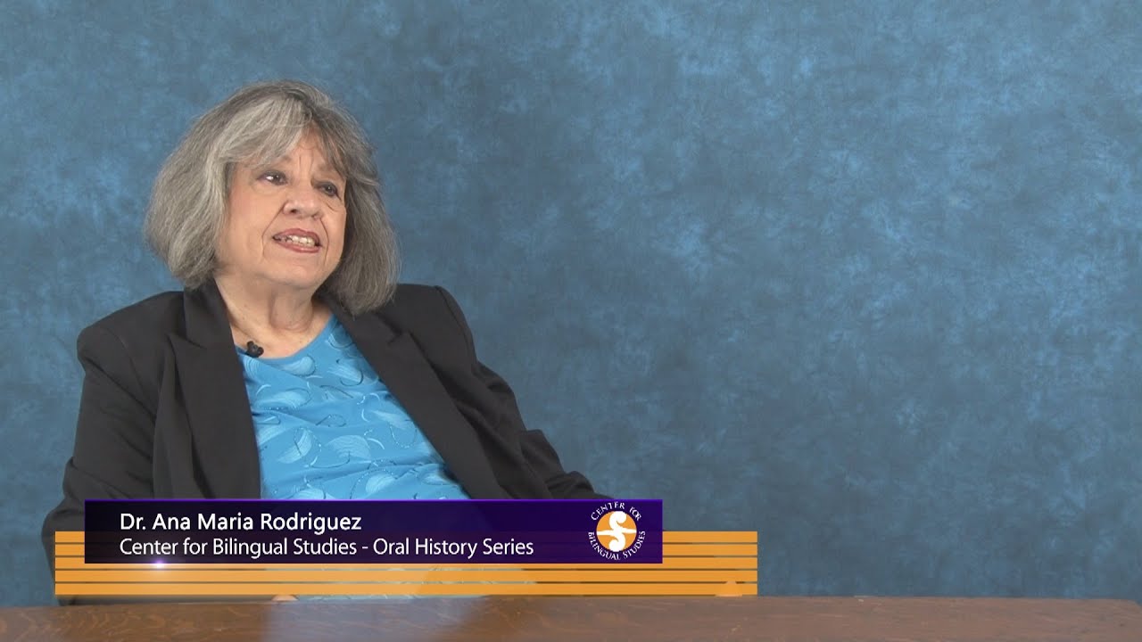 Oral History Series - Dr. Ana Maria Rodriguez: Session 1 - YouTube
