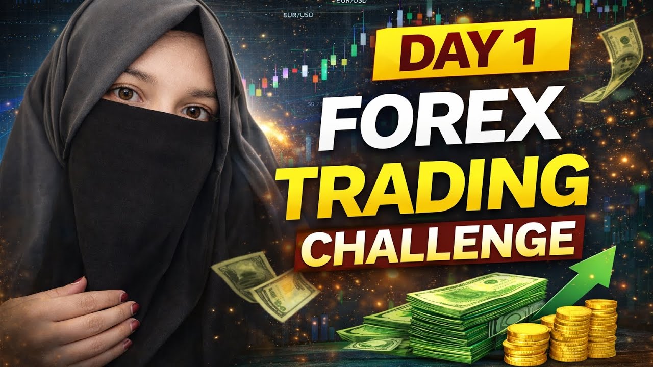 Forex Trading Day 1⃣ 😍 Beginner se Pro banne ka safar !!90 Days Forex ...