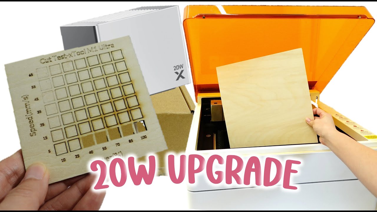 xTool M1 Ultra 20w Upgrade and Material Test Array - YouTube