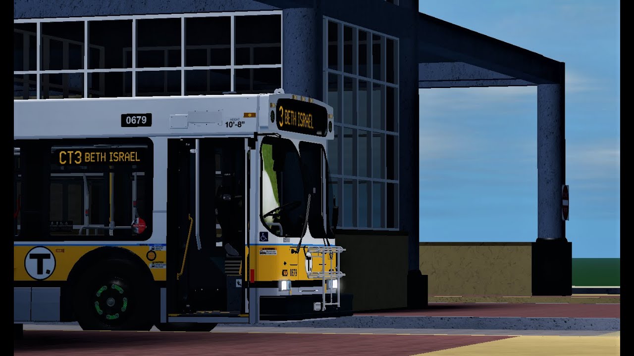 MBTA Roblox: 2006 New Flyer D40LF (Diesel) 0679 on CT3 (Driving) - YouTube