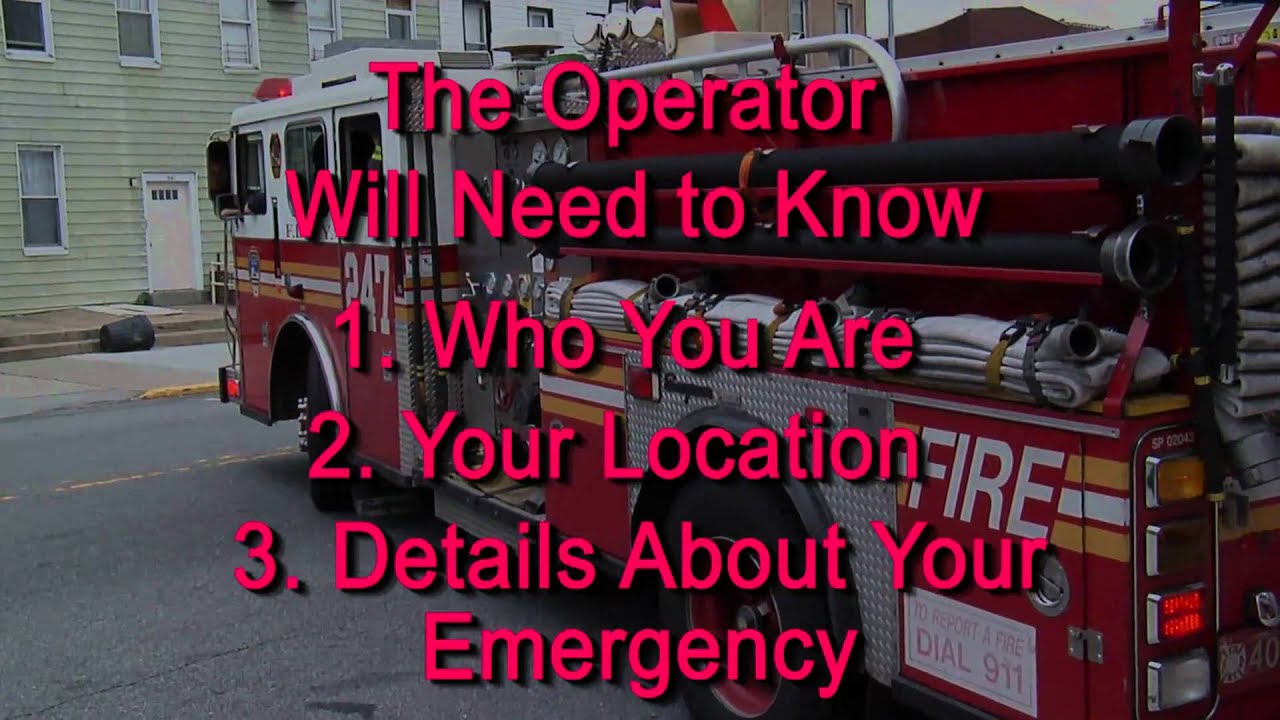 Practice a 911 Call - YouTube