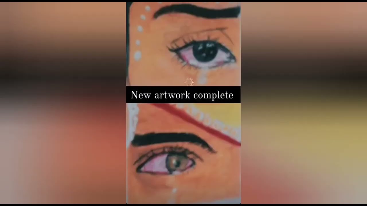 drawing crying eyes of radha krishn /sumellika/ #radhakrishn # ...