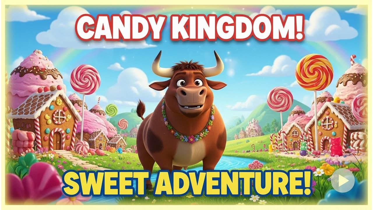Moo Moo Moo Candy Cow in lollipop land |A new Sweet Toddler Song - YouTube