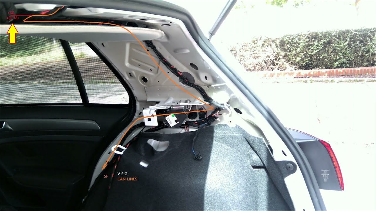 Golf 7.5 Rear View Camera (RVC). From Standard KA1 to High KA2 ...