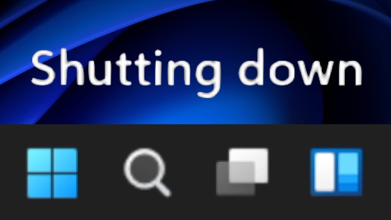 Windows 11 'Safe to Power Down' Screen! - YouTube