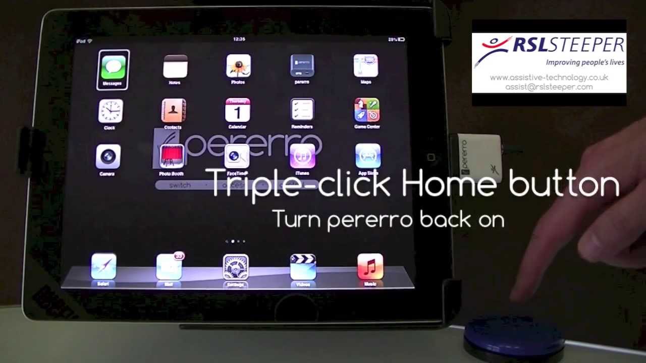 Pererro - Triple Click Home Button - YouTube