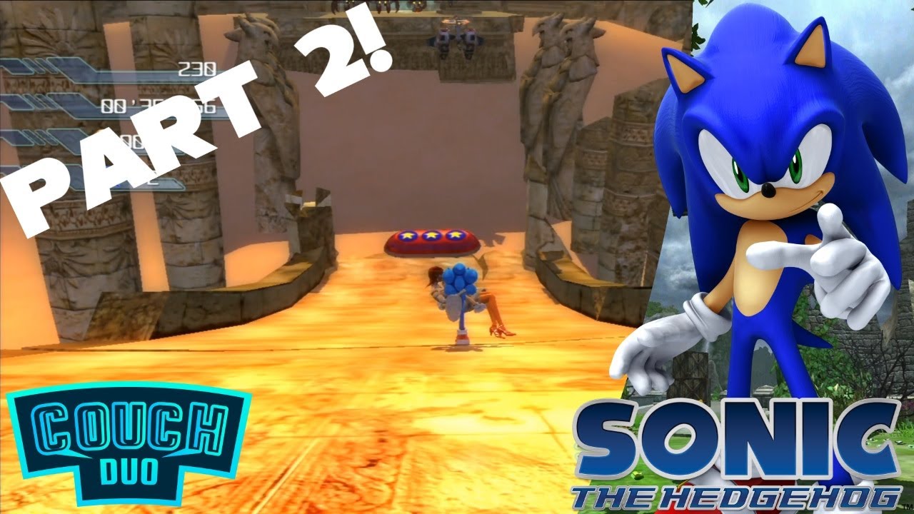 Sonic The Hedgehog 06 Couch Duo! Part 2 In The Sands! - YouTube