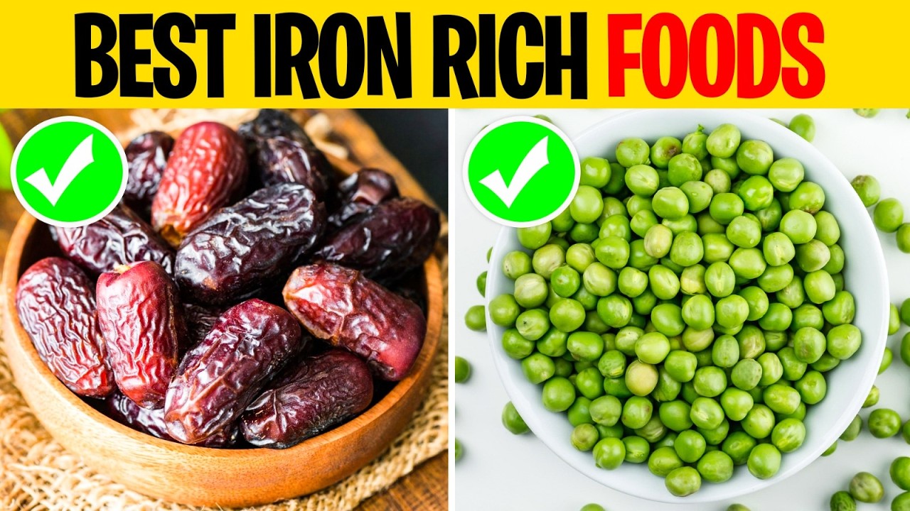 10 Iron Rich Foods to Combat Anemia & Boost Energy Levels - YouTube