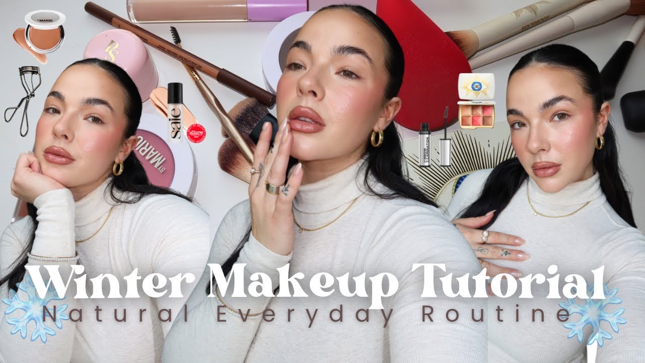 Makeup Routine For Beginners ️Model Off Duty Soft Glam Tutorial - YouTube