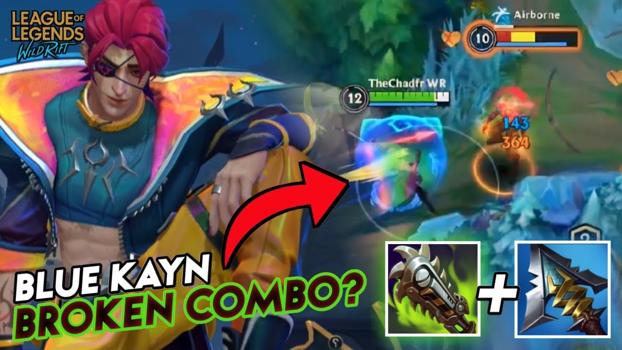 BLUE KAYN BEST ITEM COMBO FOR NEW PATCH?? (CHEMPUNK + SERLYDA = OP ...