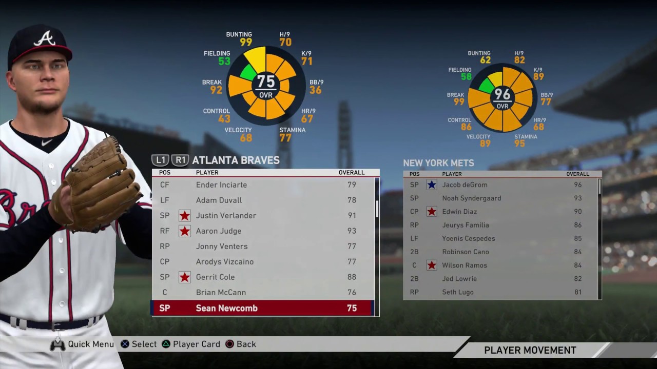 MLB The Show 19 - edit roster - YouTube