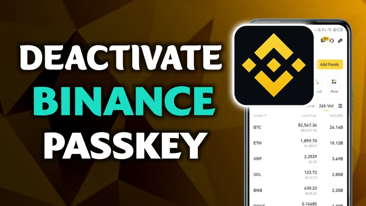 How To Deactivate Passkey On Binance - YouTube