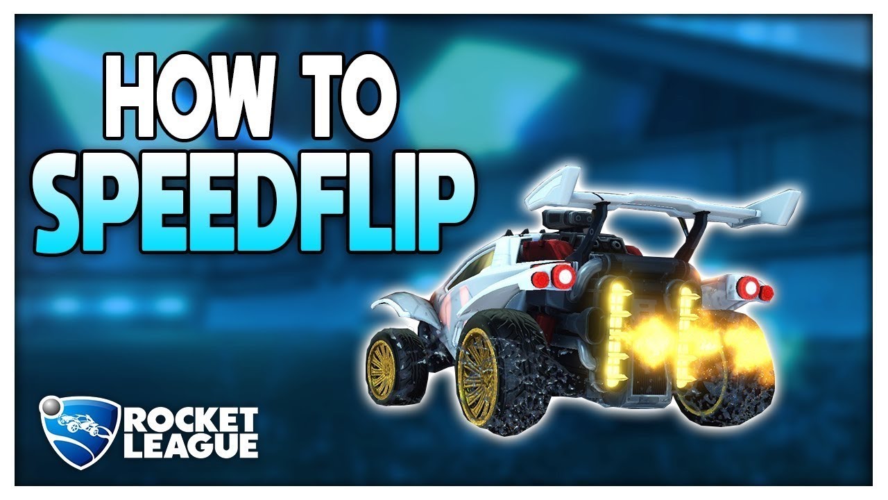 How to speed flip in rocket league - YouTube
