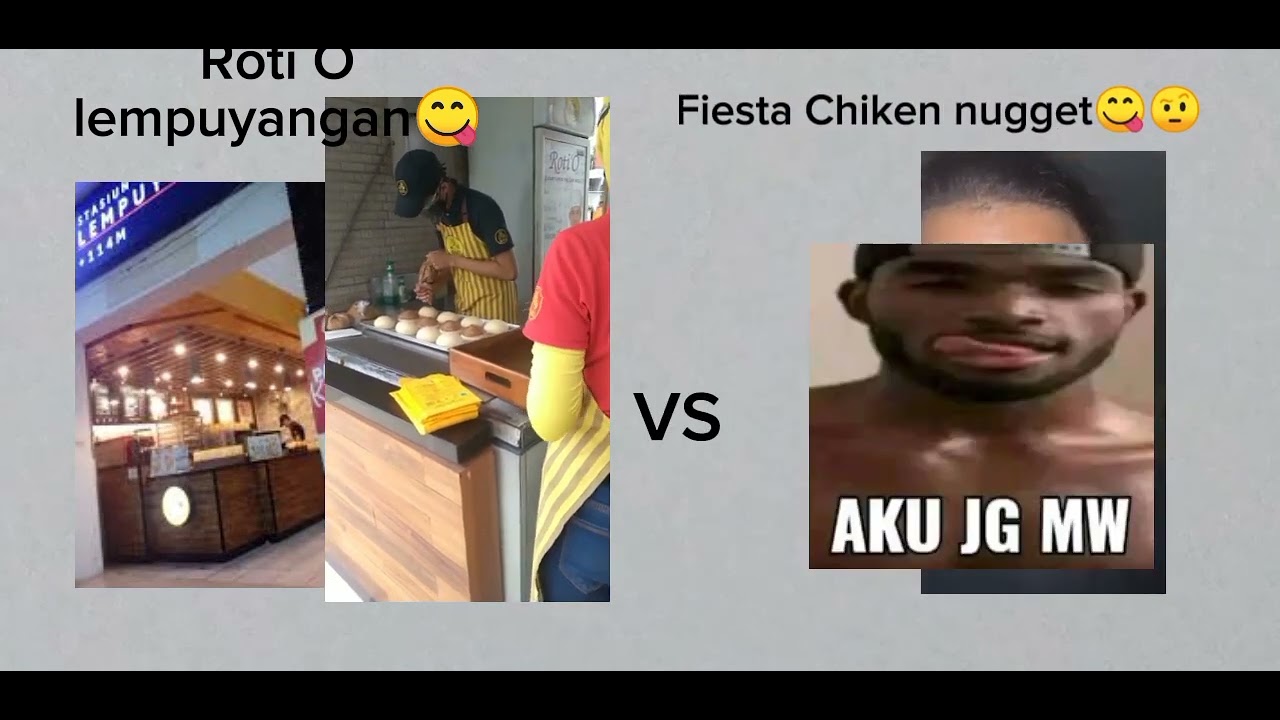 Aku juga mw🤨🤨🤨(Roti O stasiun lempuyangan vs Fiesta ciken naget meme ...