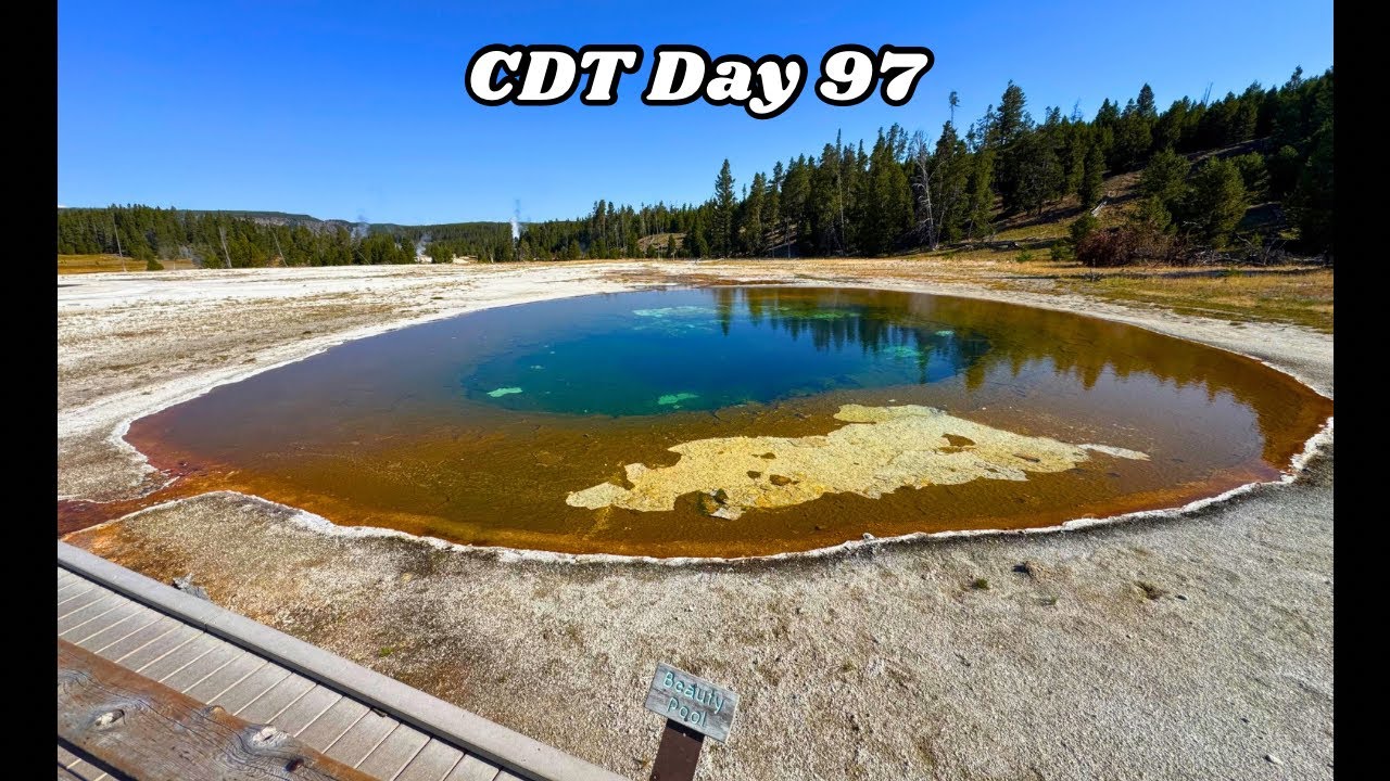 CDT Thru Hike Day 97 // exploring Old Faithful - YouTube