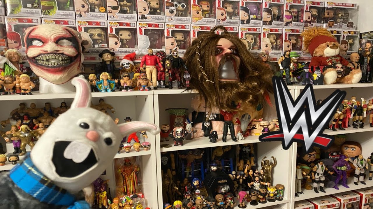 MY WWE FIGURE AND WWE MERCHANDISE COLLECTION - YouTube