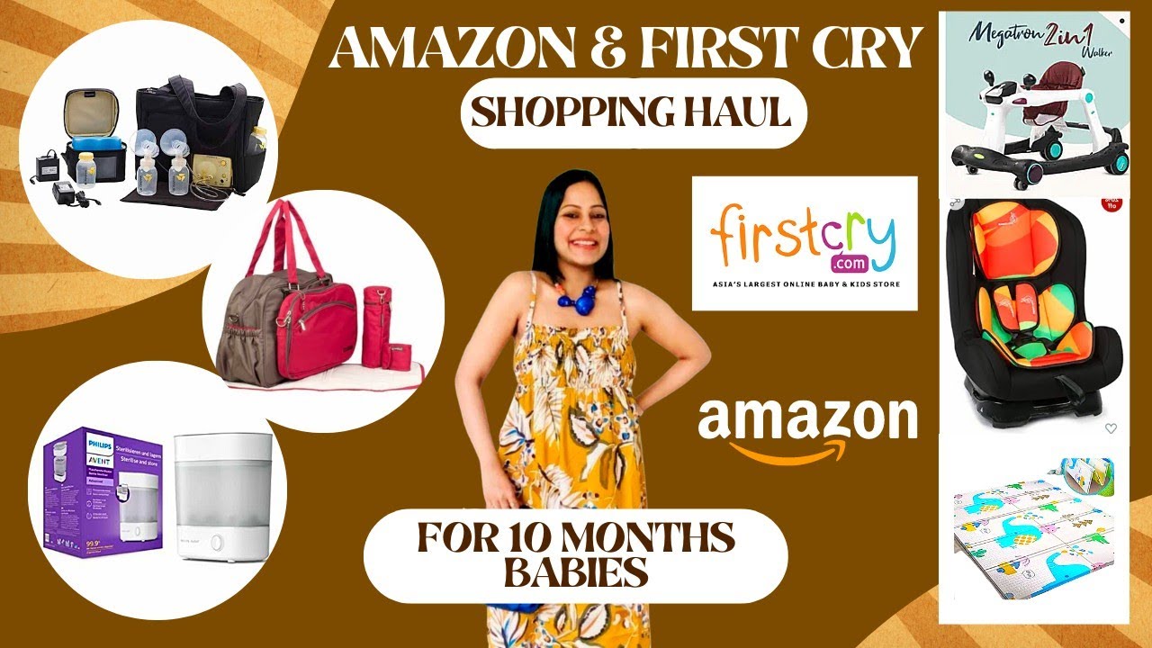 Baby Online Amazon Firstcry Shopping Haul 10 Months old Baby Products ...