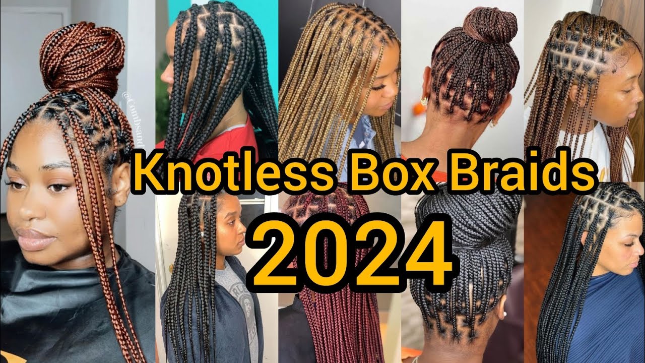 Elegant Knotless Braids Hairstyles | Cute Knotless Box Braids | Long ...