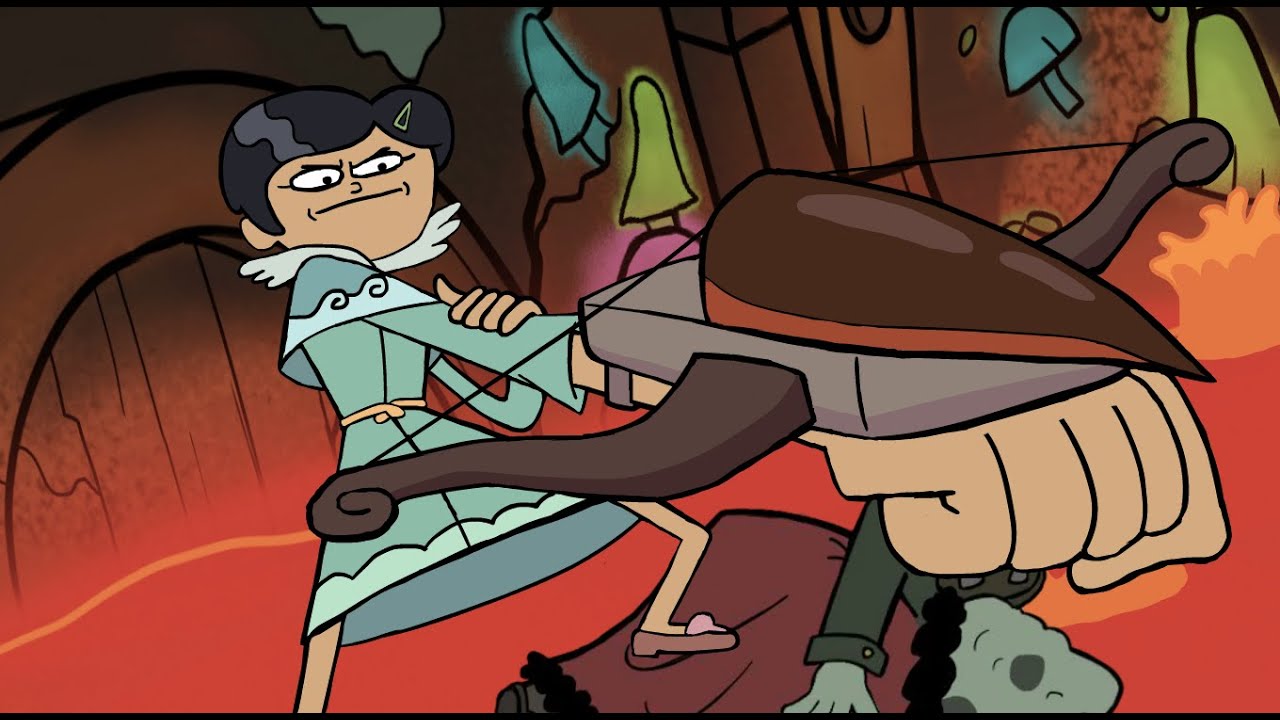 Amphibia The Dinner Reanimated Collab-Scene 97-Marcy's Crossbow Reload ...