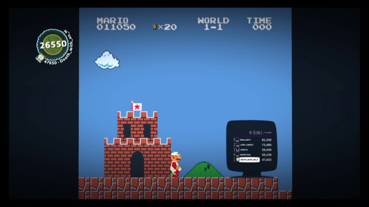 Super Mario Bros. level 1-1 Classic NES Little Big Planet 3 - YouTube