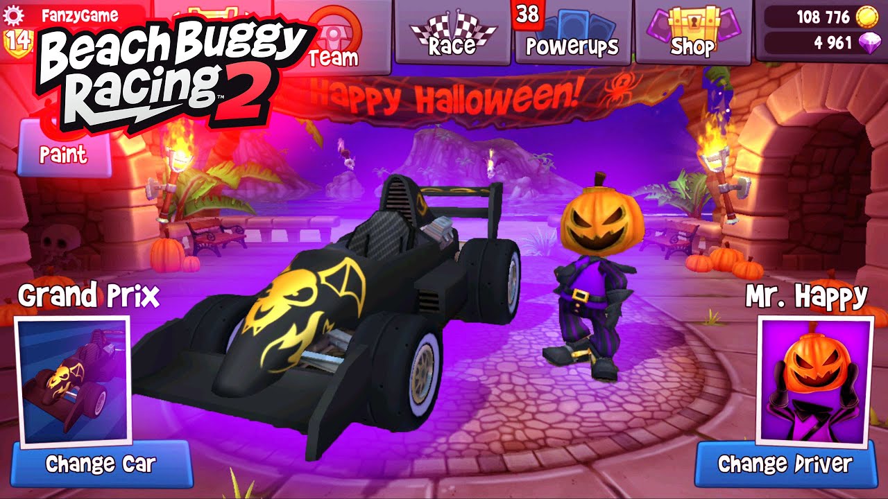 Mr. Happy ft Grand Prix - Beach Buggy Racing 2 - YouTube
